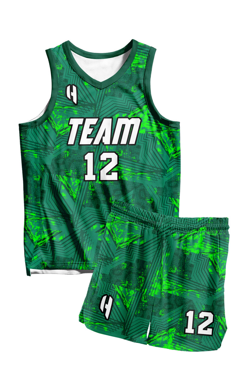 Custom KIDS Basketball Jersey and Shorts Set with Personalized Player ...